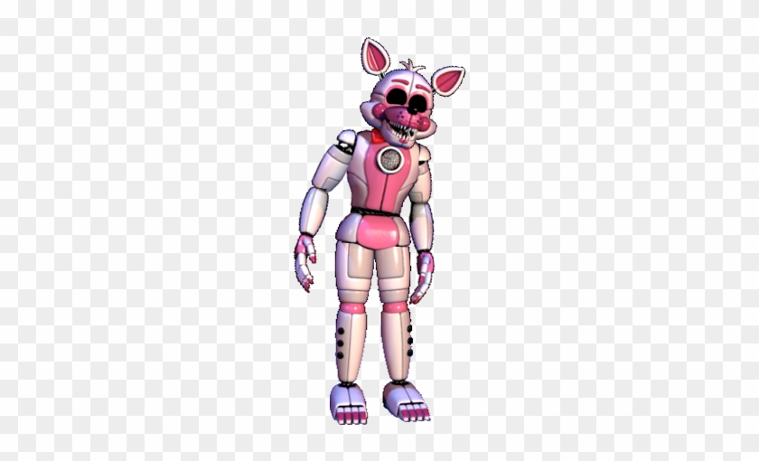 Fun Time Clipart - Fnaf Scooped Funtime Foxy - Full Size PNG Clipart ...