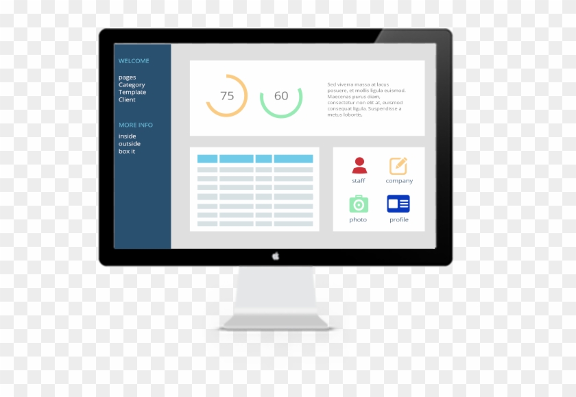 Web Apps - Computer Monitor - Full Size PNG Clipart Images Download