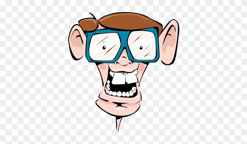 Nerd Horn-rimmed Glasses Geek Cartoon - Cartoon Nerd Png - Full Size ...