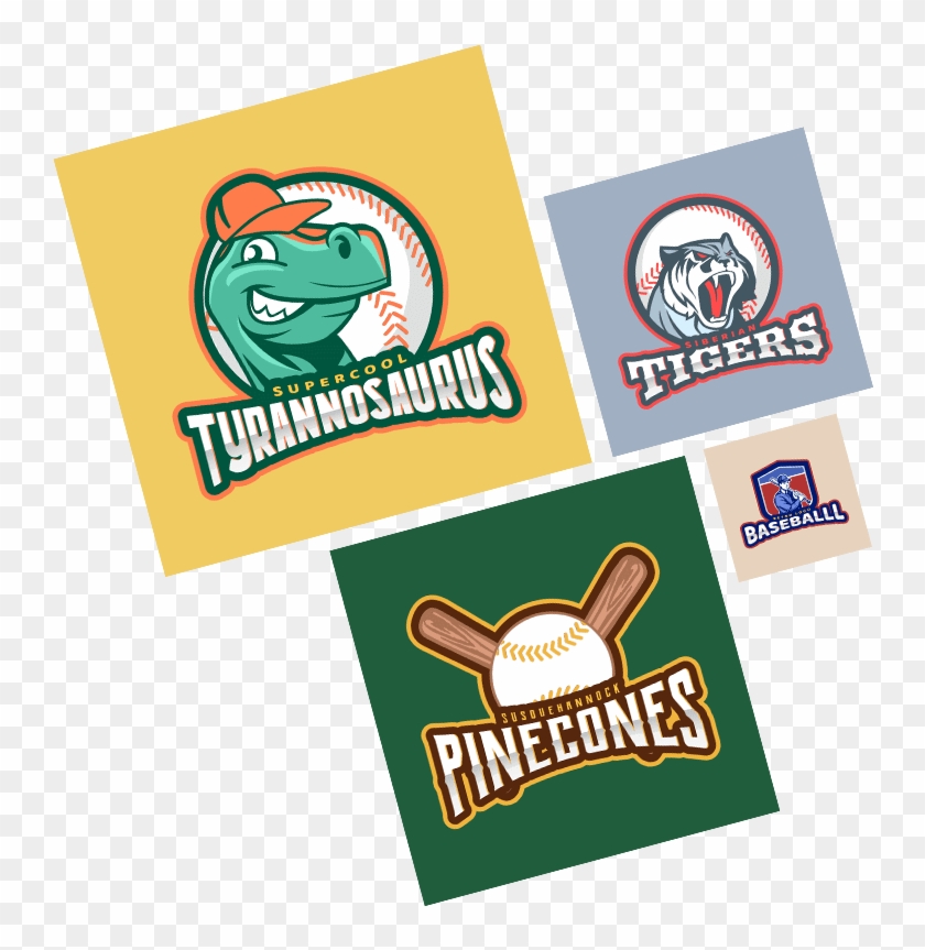 Baseball Logo Maker Examples Min - Baseball - Free Transparent PNG ...