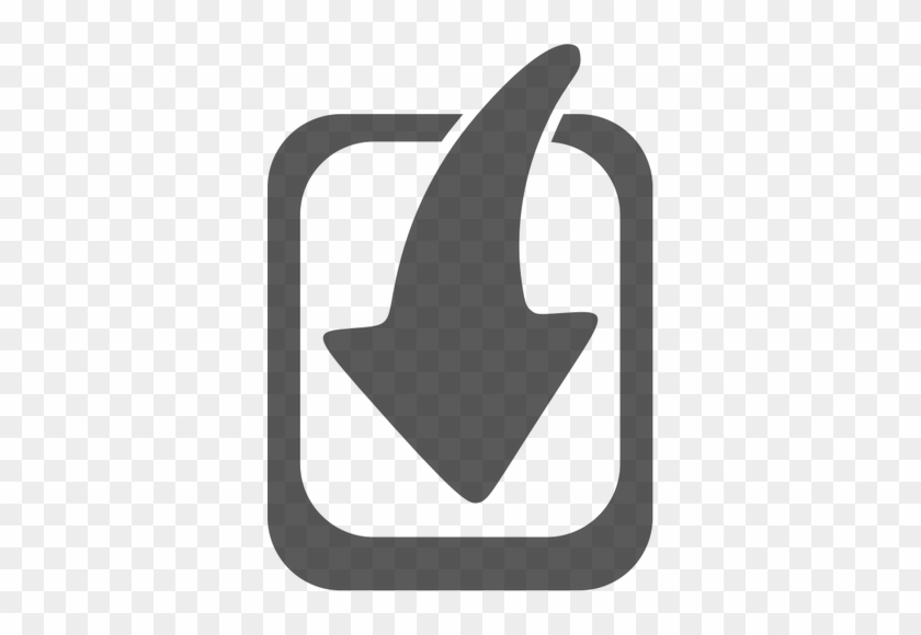 Vector Clip Art Of Square Grey Import Icon - Import Symbol - Full Size ...