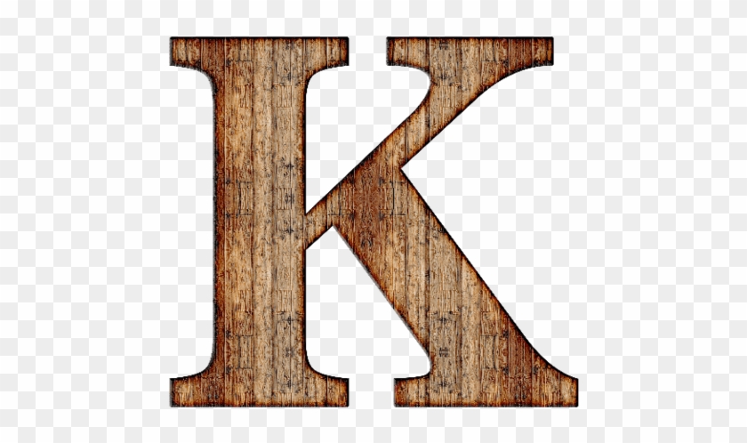 Clip Art Wood Free Printable Papercraft - Letter K Transparent ...