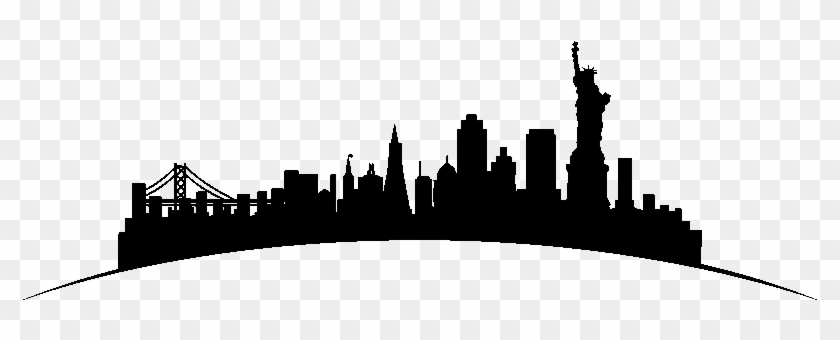 Sticker New York Vue Sur Les Buildings Ambiance Sticker - Sticker New ...