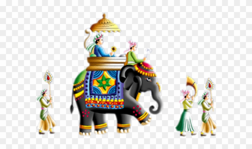 Photoshop Clipart Indian Shadi Colour - Indian Wedding Vector Png ...