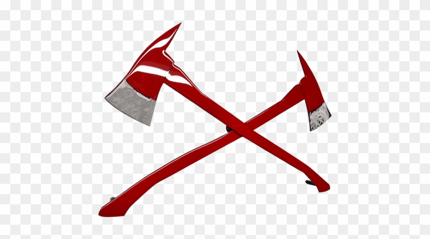 Molten Metal Sign - Axe And Pike Pole Crossed - Full Size PNG Clipart ...