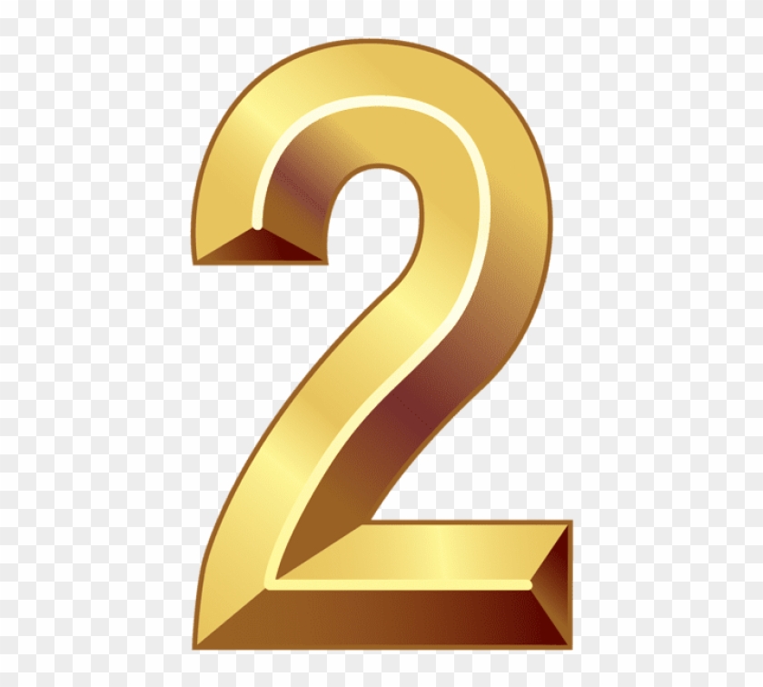 Download Gold Number Two Clipart Png Photo - Number 2 Images Hd - Full ...