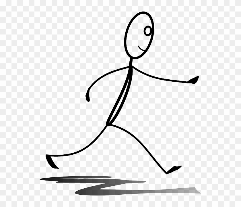 Clipart Walking Walking Fitness - Stick Figure Walking - Full Size PNG ...