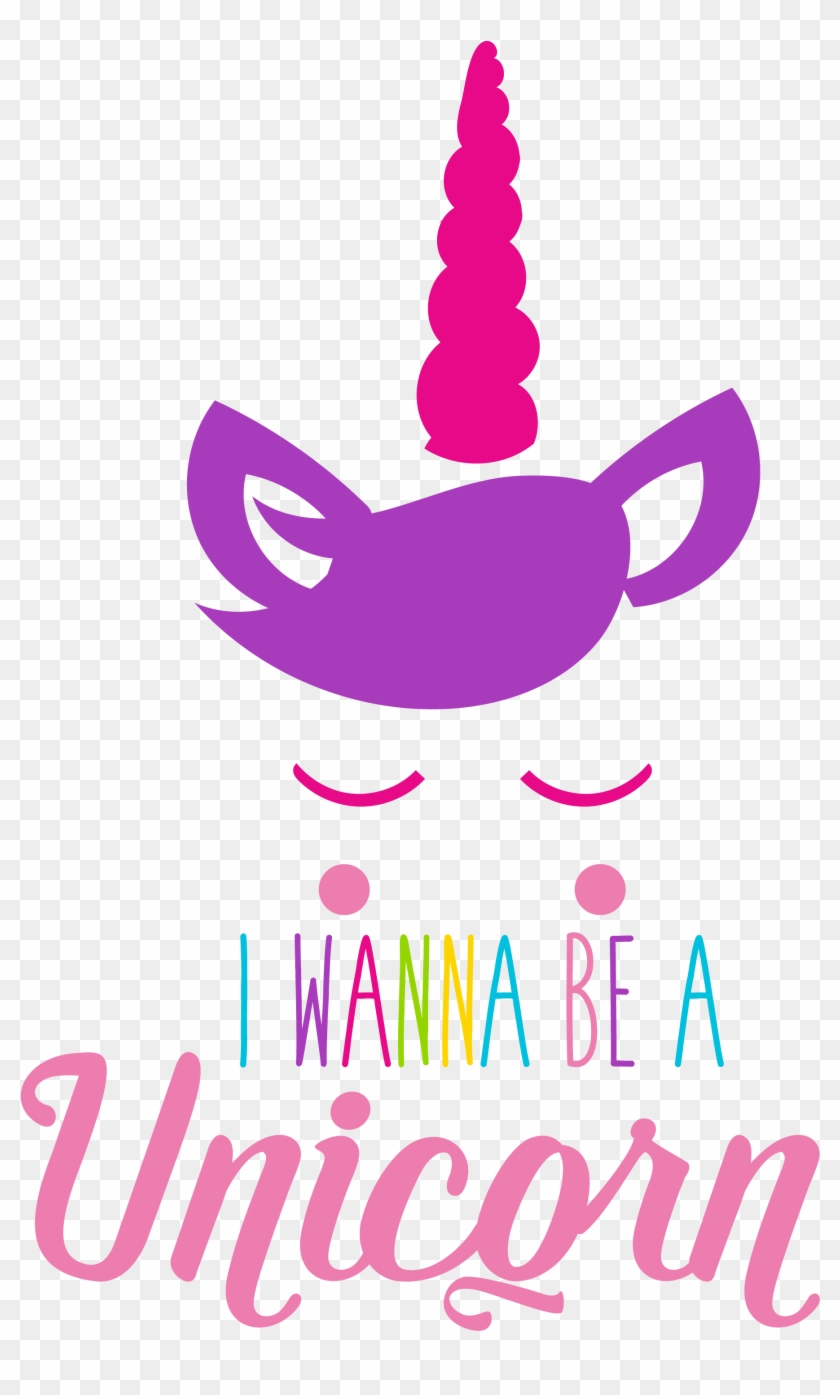 Wannabe Cutting Files Svg - Unicorn Pdf - Full Size PNG Clipart Images ...