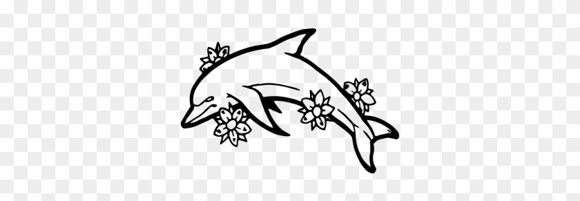 Flowers Dolphins Ford Fiesta Decal - Flowers Dolphins Ford Fiesta Decal ...