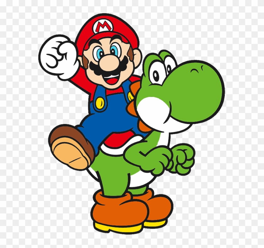 Mario Riding Yoshi 2d By Joshuat1306 - Yoshi Com Mario - Full Size PNG ...