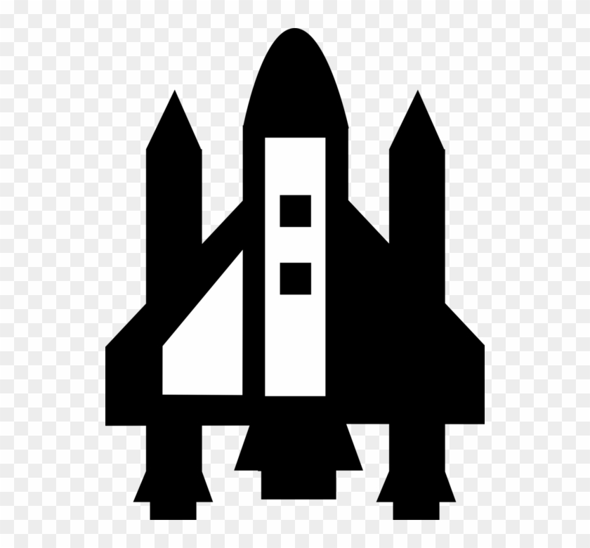 Vector Illustration Of United States Nasa Space Shuttle - Vector ...