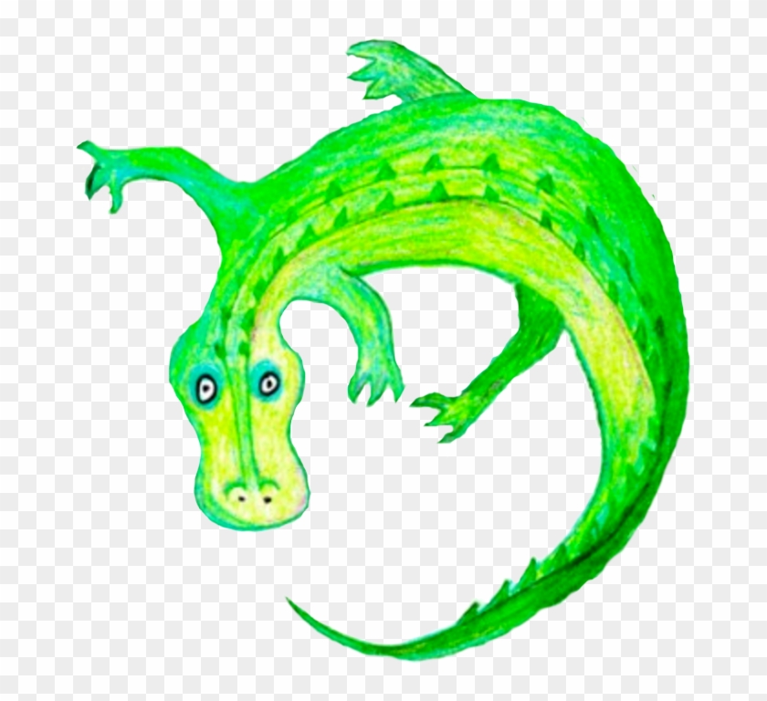 Alfred The Alligator - Illustration - Full Size PNG Clipart Images Download