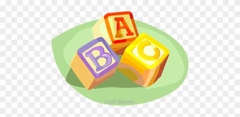 Toy Blocks Royalty Free Vector Clip Art Illustration - Vector Graphics ...