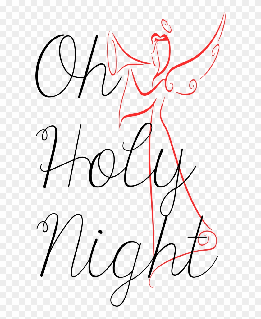 Oh Holy Night - Line Art - Full Size PNG Clipart Images Download