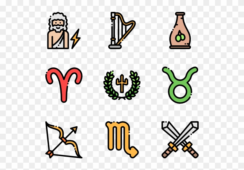 Greek Mythology - Ancient Greece Symbols - Full Size PNG Clipart Images ...