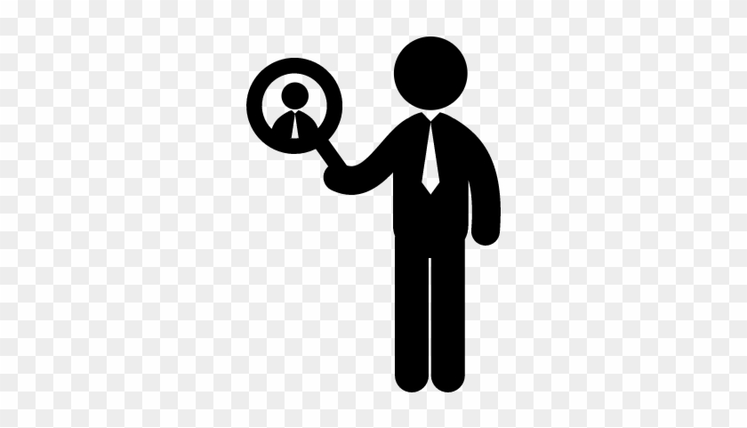 Businessman Search Symbol Vector - Businessman Search Symbol Vector ...