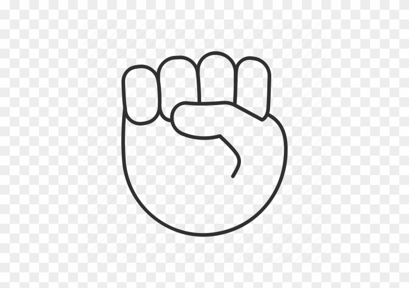 Raised Fist Emoji Fist Fist Emoji Fist In The Air Hand - Raised Fist ...