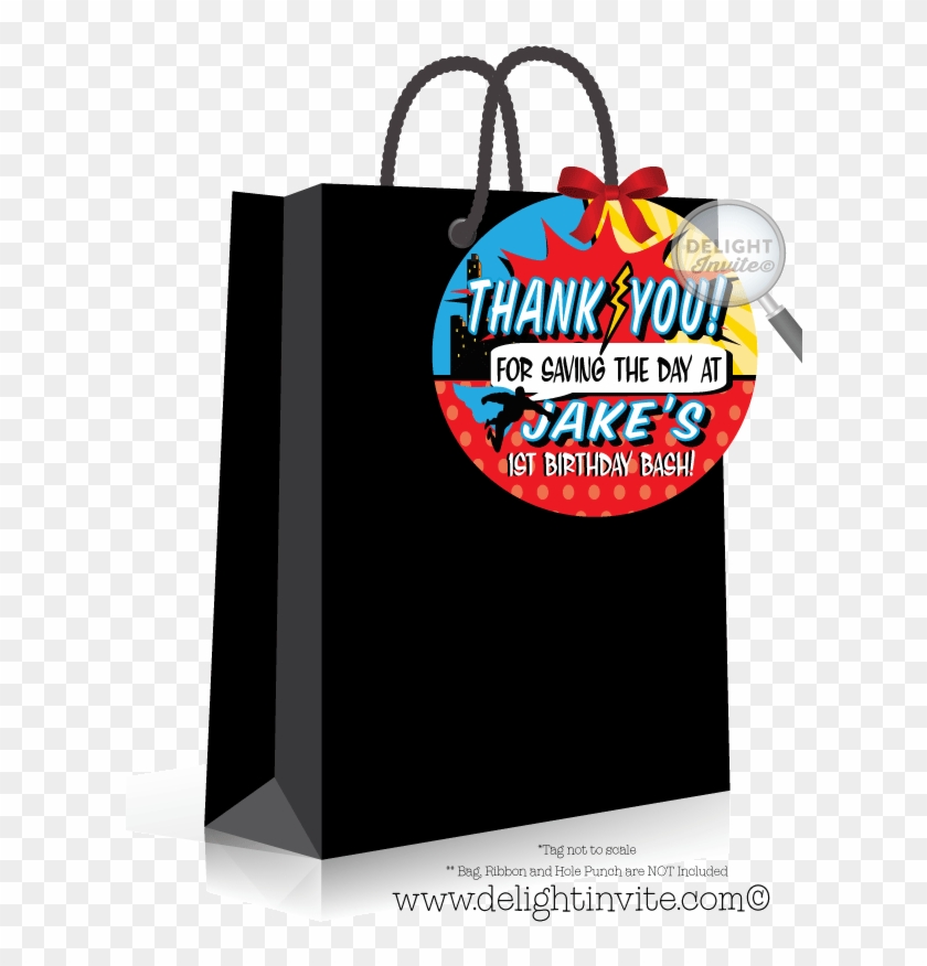 Superhero Comic Book Party Favor Tags - Superhero Comic Book Party ...