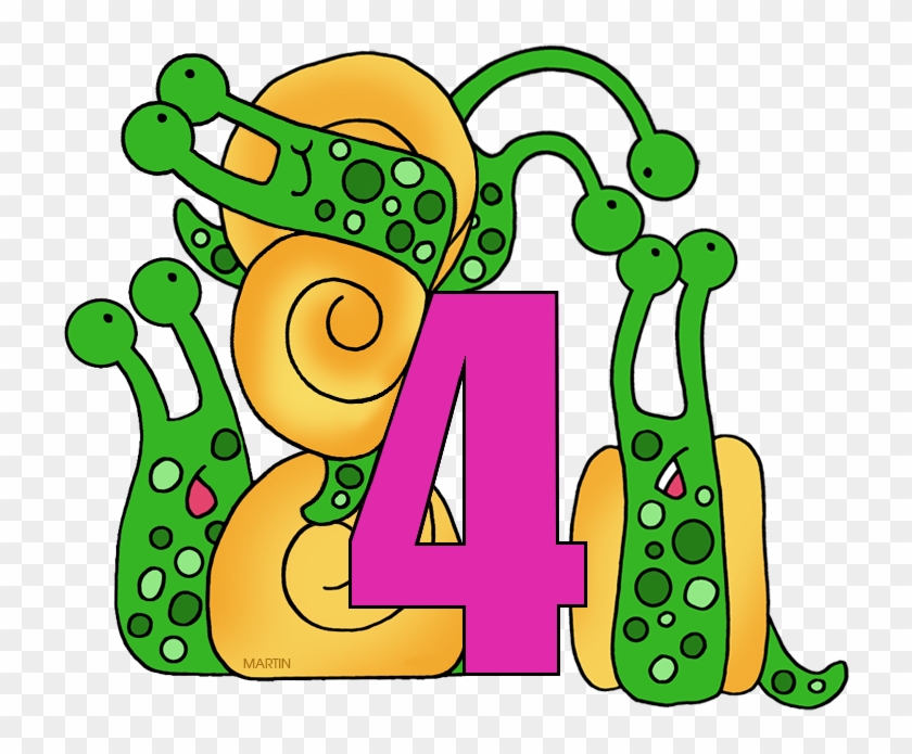 Number 4 - Martin Phillips Numbers Clipart - Full Size PNG Clipart ...