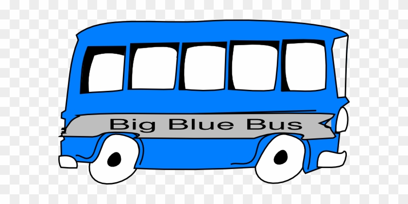 Ig Blue Bus Clip Art - Big Blue Bus Clipart - Full Size PNG Clipart ...
