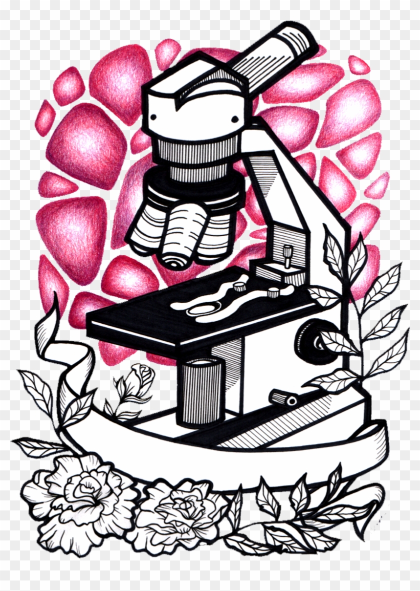 Sharpie And Prismacolor Microscope Art By Lil' D Dog - Sharpie And ...