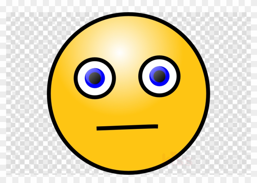 Neutral Smiley Face Clip Art