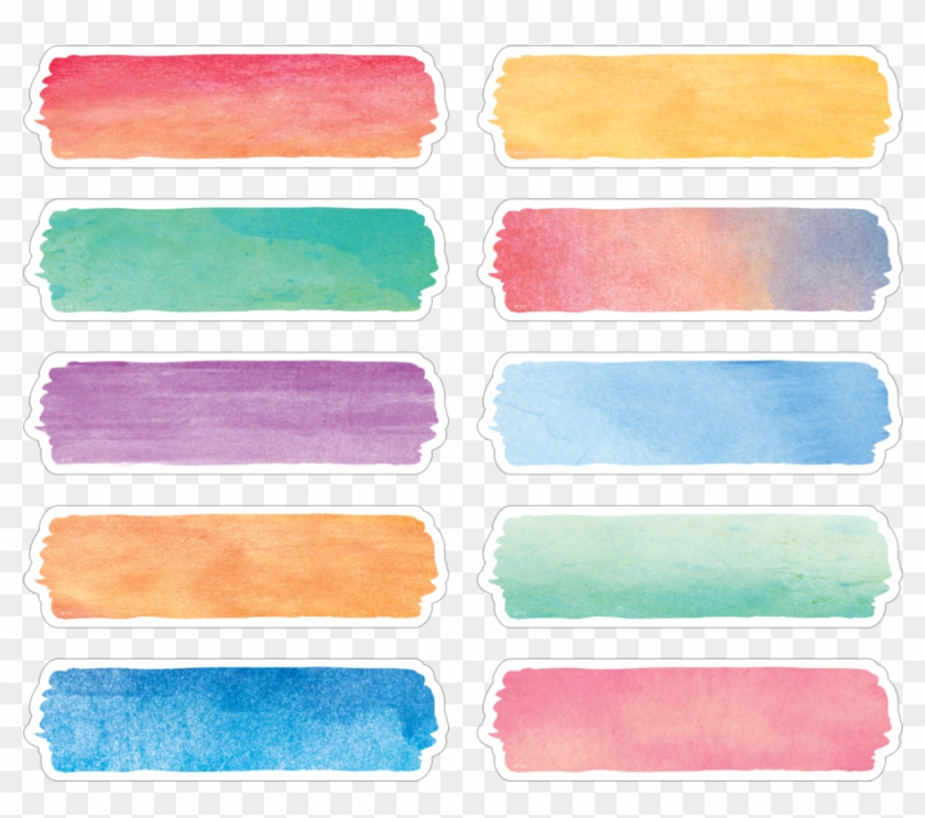 Watercolor Labels - Watercolor Labels - Free Transparent PNG Clipart ...