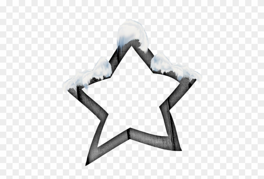 Winter Snowy Star Clip Art Christmas Clipart, Winter - Winter Snowy ...
