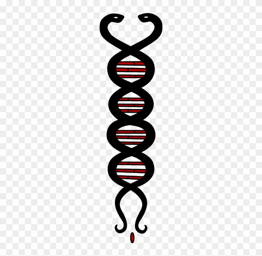 Dna Snake Tattoo - Dna Snake Tattoo - Free Transparent PNG Clipart ...