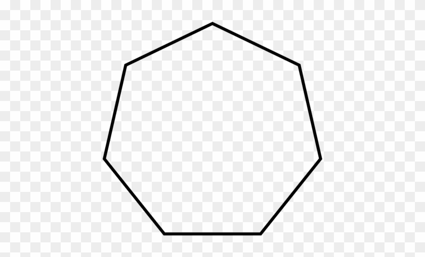 Heptagon Geometric Shape Transparent - Heptagon Geometric Shape ...