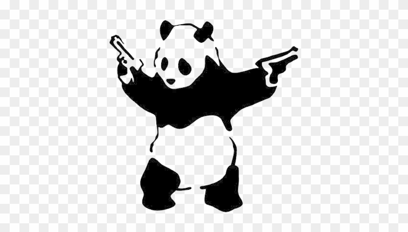 Gunner Panda Vinyl Decal - Gunner Panda Vinyl Decal - Free Transparent ...