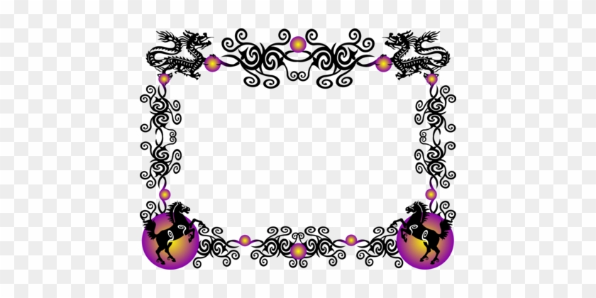 Borders And Frames China Chinese Dragon Chinese Zodiac - Borders And ...