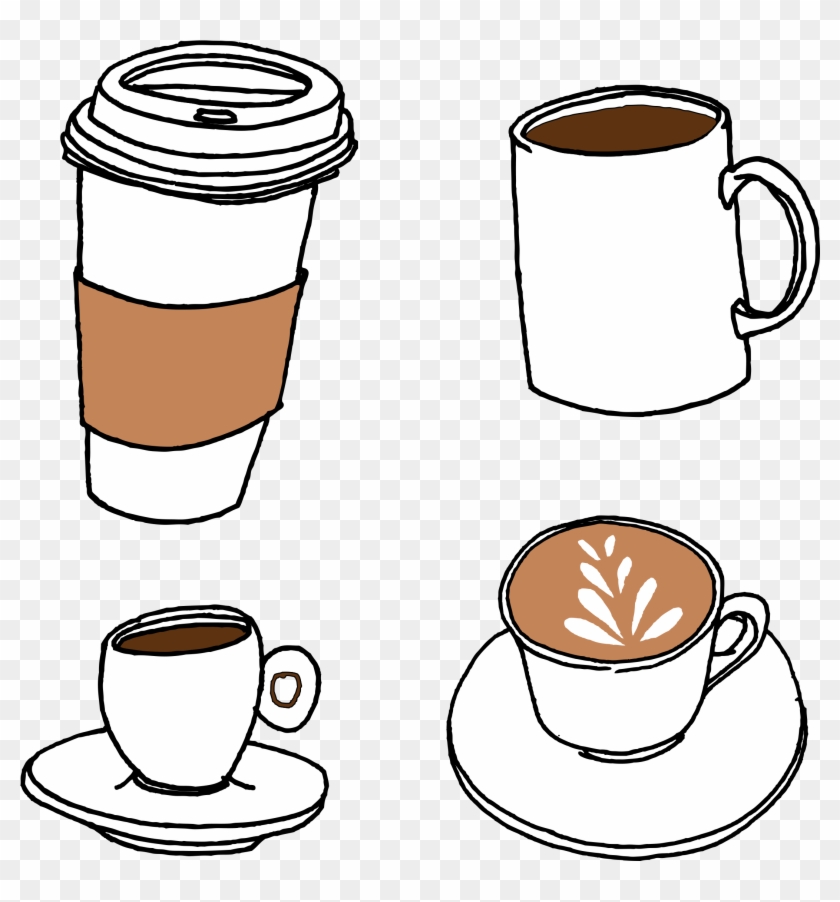 Drawing Coffee Cup - Drawing Coffee Cup - Full Size PNG Clipart Images ...