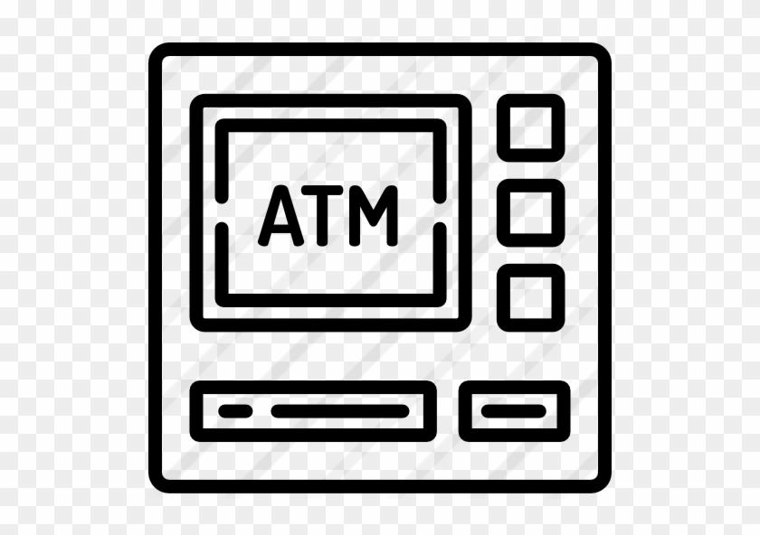 Atm Machine Free Icon - Atm Machine Free Icon - Full Size PNG Clipart ...