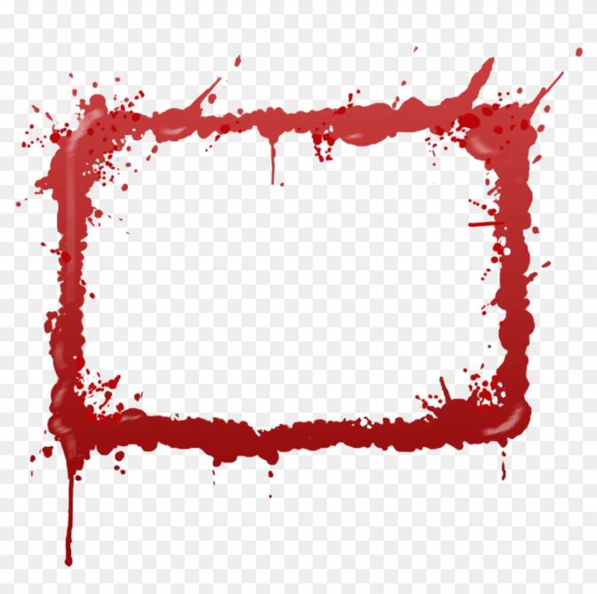 Transparent Blood Border - Transparent Blood Border - Free Transparent ...