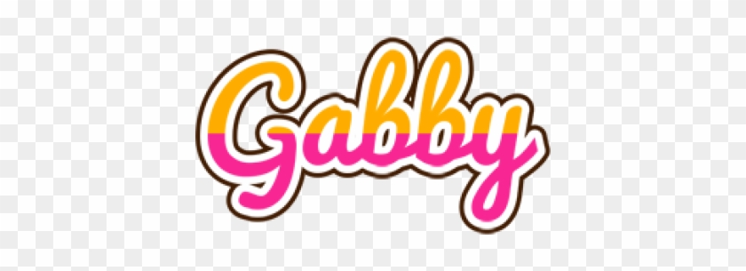 Gabby Name Logo - Gabby Name Logo - Free Transparent PNG Clipart Images ...