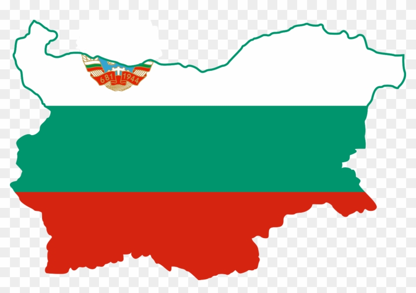 Flag Map Of Bulgaria - Flag Map Of Bulgaria - Free Transparent PNG ...