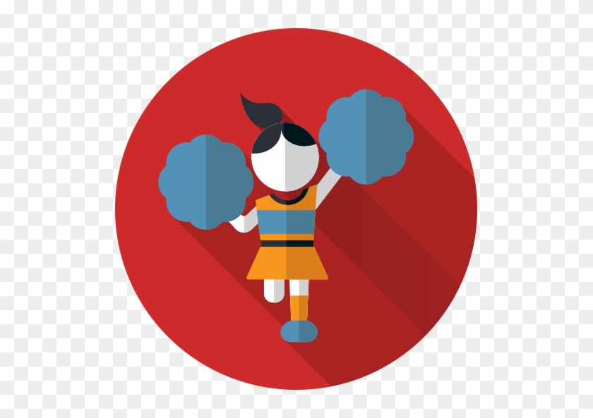 Cheerleader Icon Png - Full Size PNG Clipart Images Download