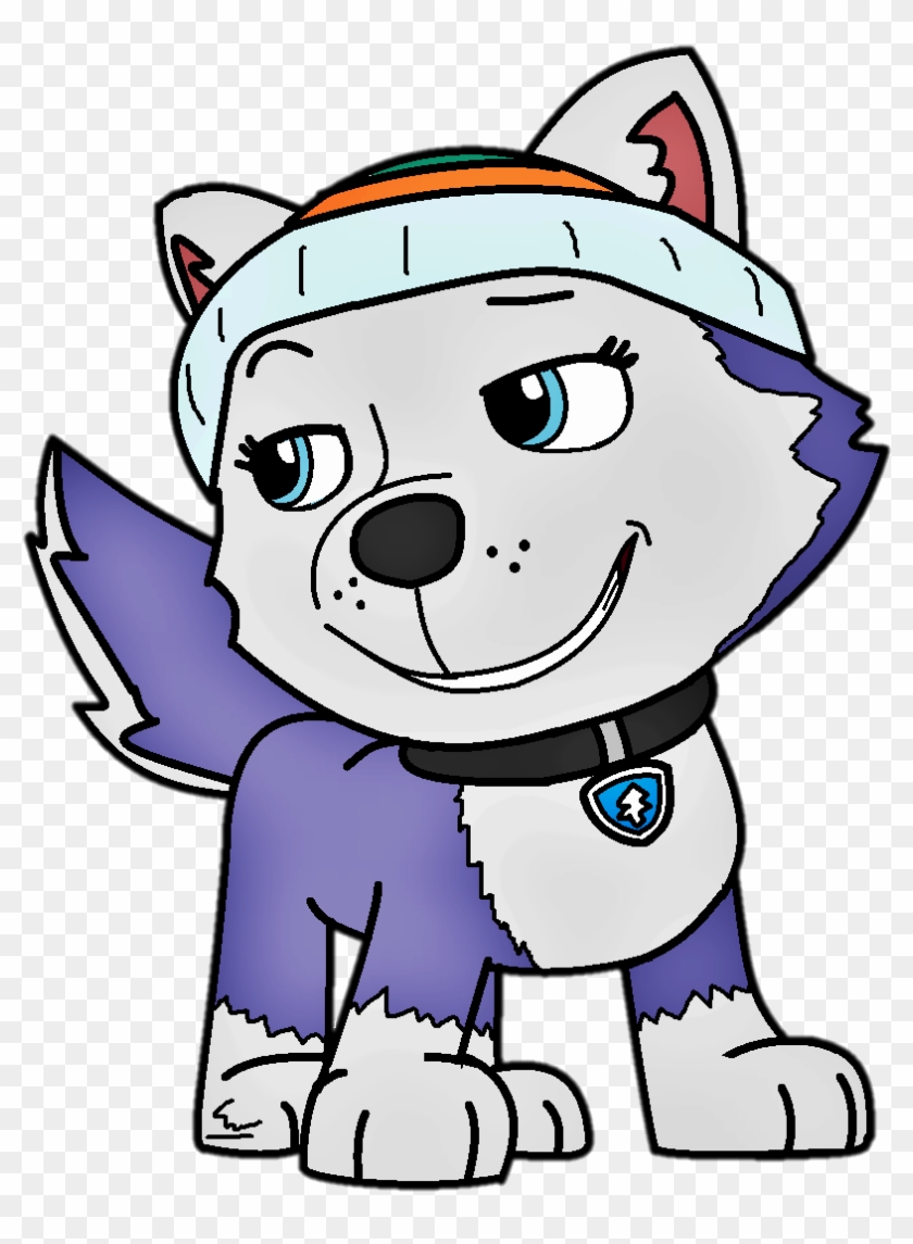 Everest By Knightatnights - Paw Patrol Everest Drawing - Full Size PNG ...
