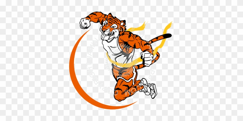 Animal Paw Prints Clipart - Tiger Dunking Basketball Clipart - Full ...