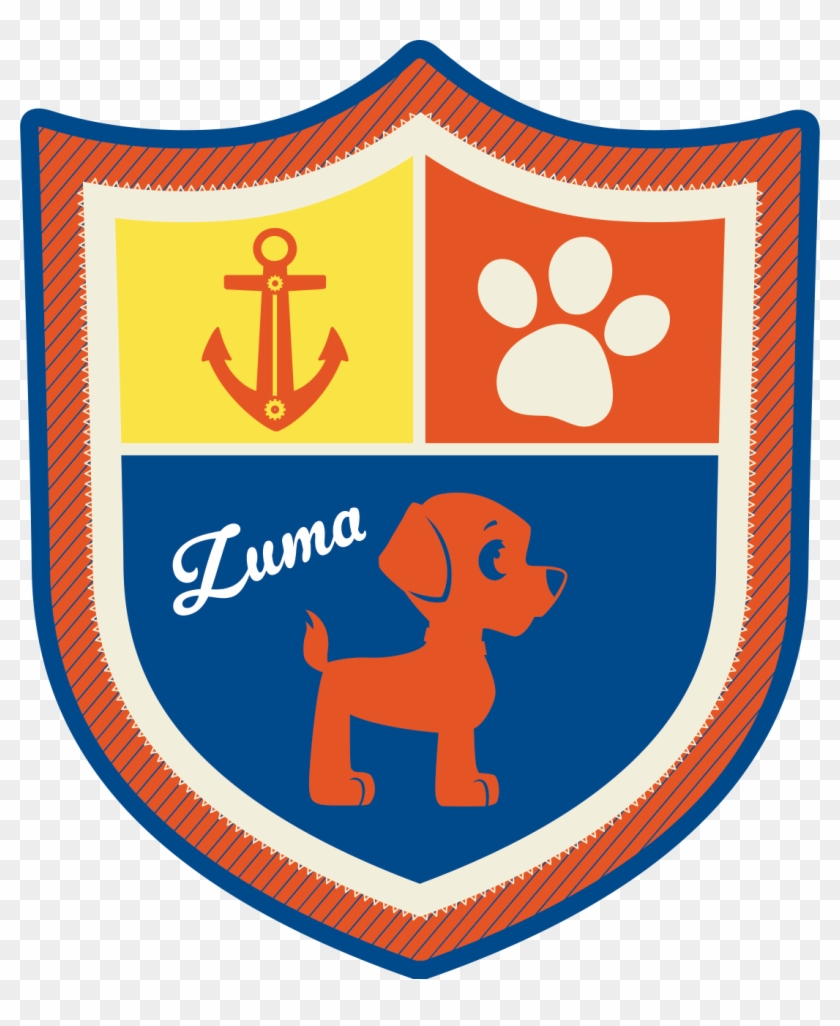 Nickelodeon Nick Jr - Paw Patrol Zuma Badge - Full Size PNG Clipart ...