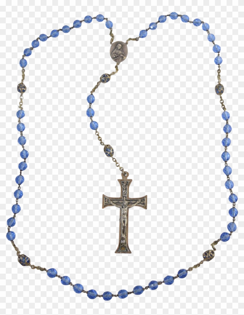 Rosary Transparent Blue - Rosary Transparent Blue - Full Size PNG ...