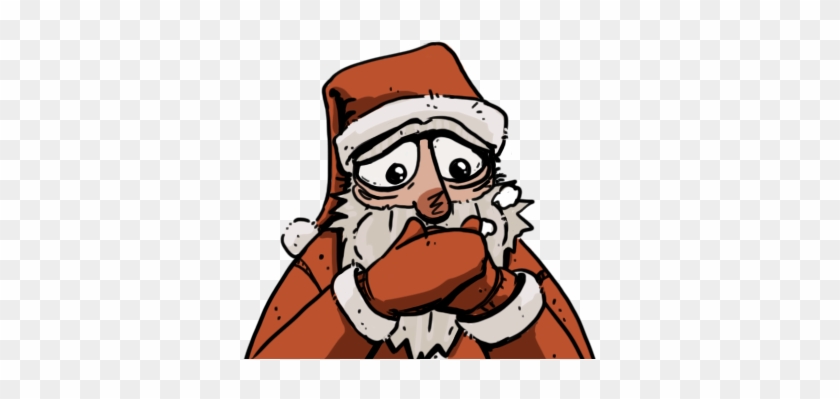 Edgy Santa Messages Sticker-7 - Edgy Santa Messages Sticker-7 - Free ...