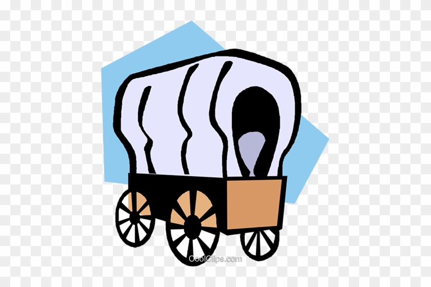 Covered Wagons Royalty Free Vector Clip Art Illustration - Covered ...