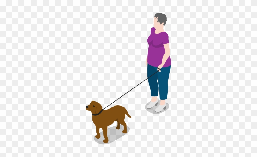 Person Woman Dog Icon - Person Woman Dog Icon - Free Transparent PNG ...