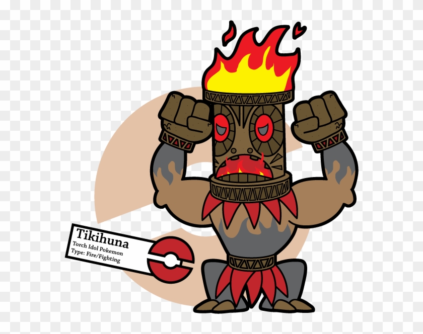 Fake Pokemon Tikihuna By Sageroot On Deviantart - Fake Pokemon Tikihuna ...