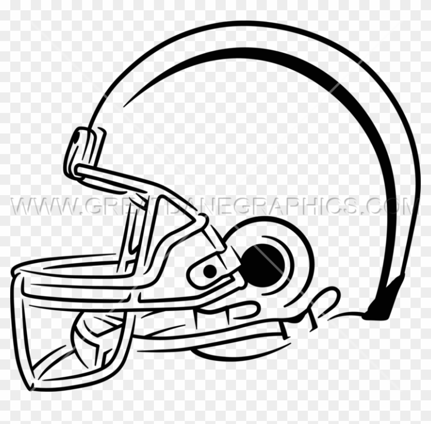 Side Football Helmet - Side Football Helmet - Full Size PNG Clipart ...