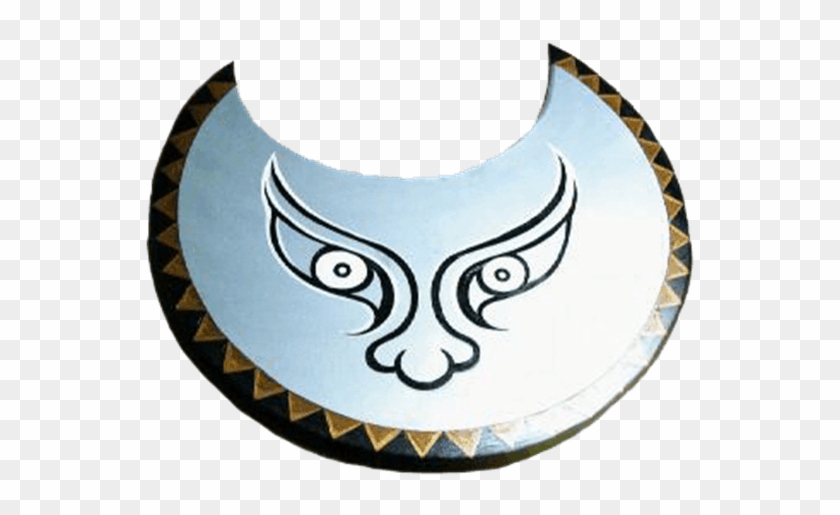 Wooden Greek Silver Face Shield - Wooden Greek Silver Face Shield ...