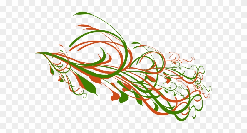Orange Green Big Swirl Clipart Png For Web - Orange Green Big Swirl ...