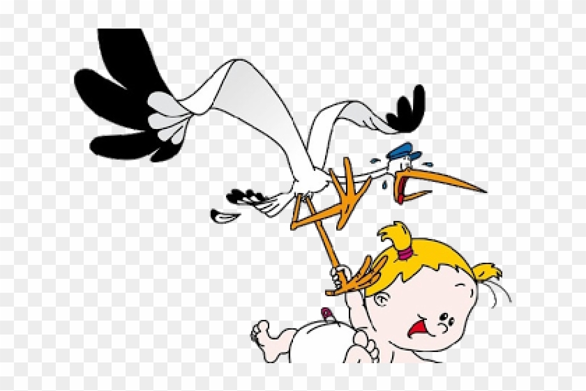 Stork Clipart Baby Transparent Background - Stork Clipart Baby ...